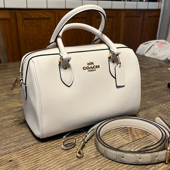 Coach | Bags | Coach Rowan Satchel Bag Chalk | Poshmark